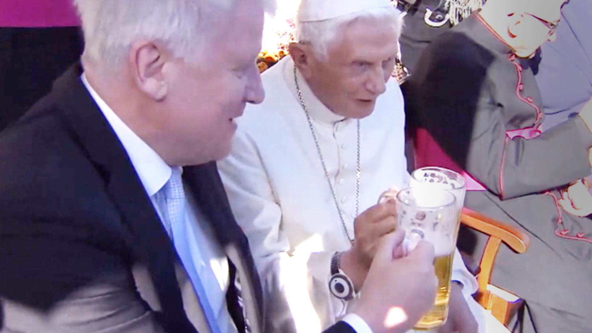 Pope Benedict XVI Celibrates his 90th Birthday with a Beer - BeerPlanet.net