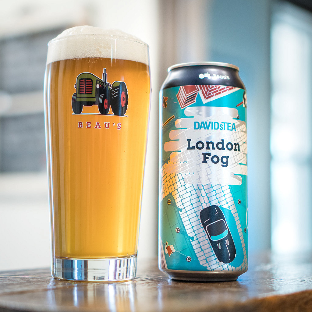 Beau’s & DAVIDsTEA launch London Fog beer - BeerPlanet.net